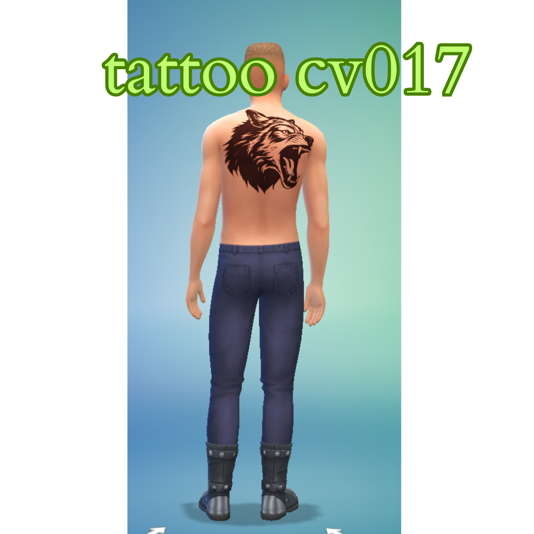 Tattoo cv017 - Create a Sim - The Sims 4
