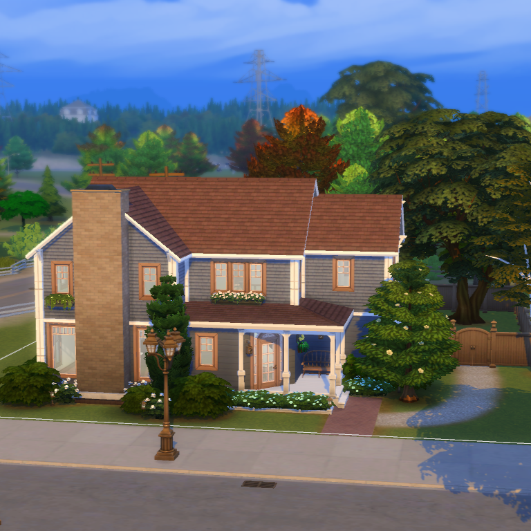 Simple Suburban Family Home - Unfurnished - The Sims 4 Rooms / Lots ...