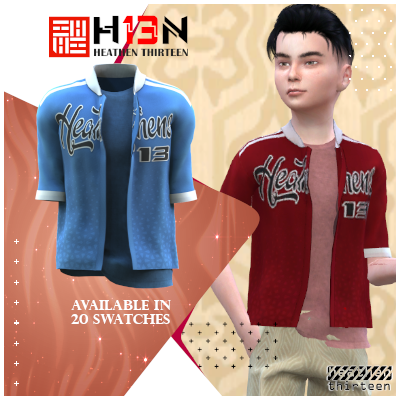 Children's Open Heathens Baseball Jersey - The Sims 4 Create a Sim ...