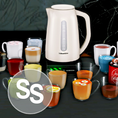 Functional Electric Kettle and 24 drinks - The Sims 4 Mods - CurseForge