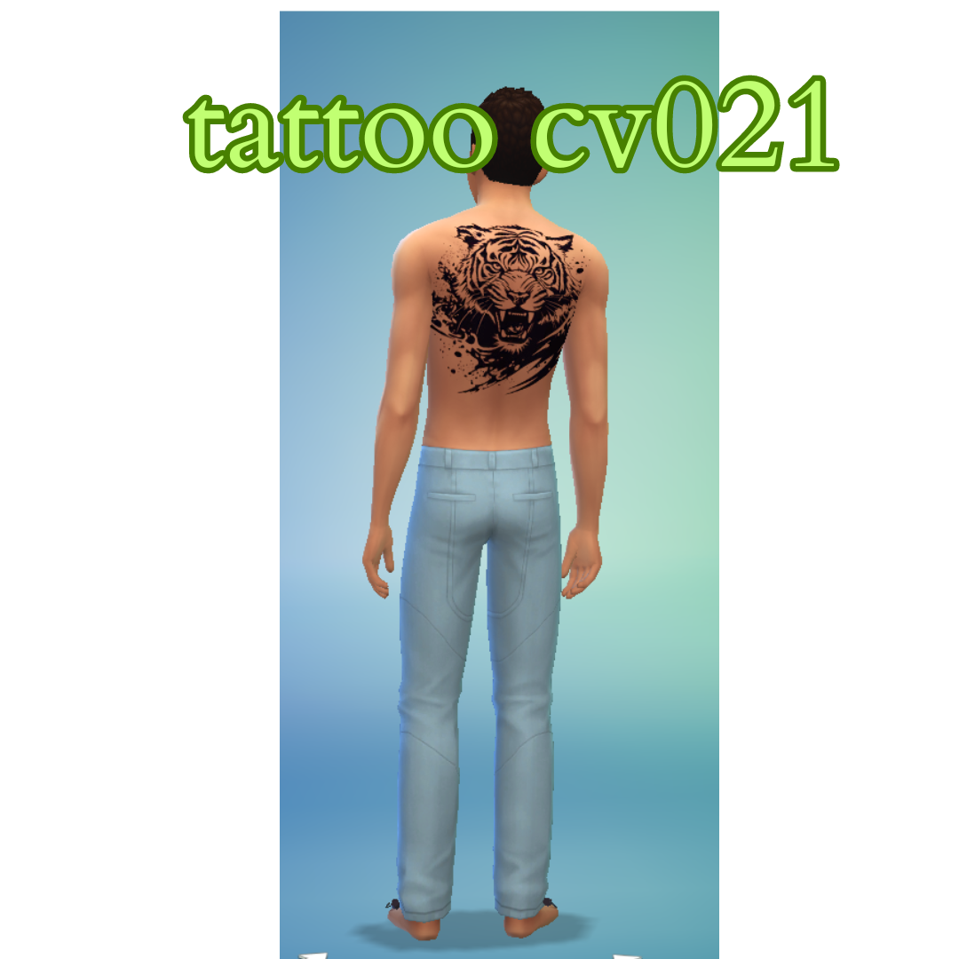 Tattoo cv021 - Create a Sim - The Sims 4