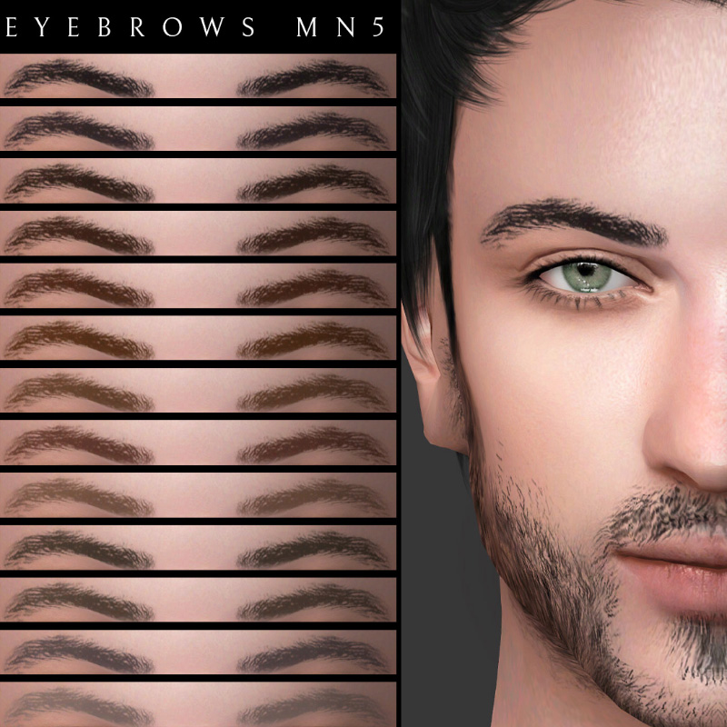 Eyebrows MN5 - The Sims 4 Create a Sim - CurseForge