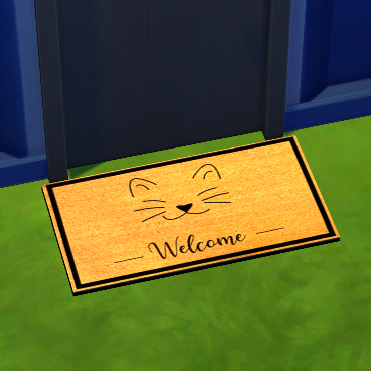 Door Mat - Cats - The Sims 4 Build / Buy - CurseForge
