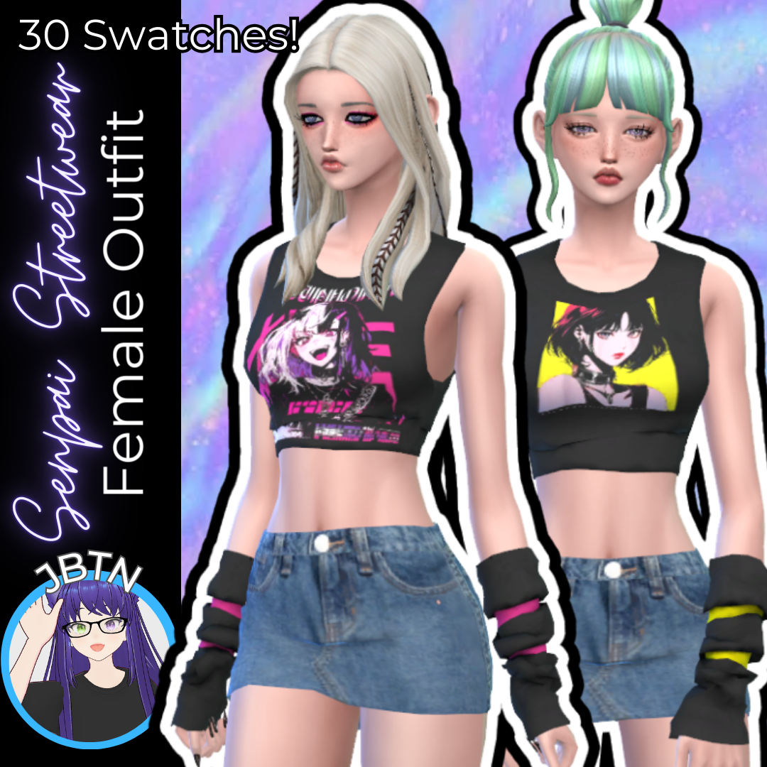 [JBTN] Senpai Streetwear Outfit - The Sims 4 Create a Sim - CurseForge