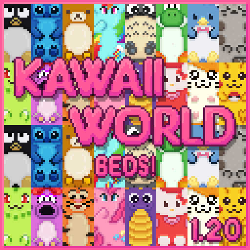 Kawaii World! Beds - Minecraft Resource Packs - CurseForge