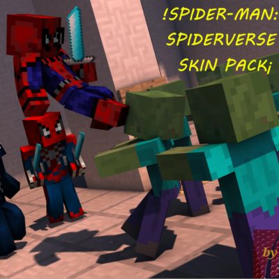 Spider Verse Skin Pack - Minecraft Bedrock Addons - CurseForge