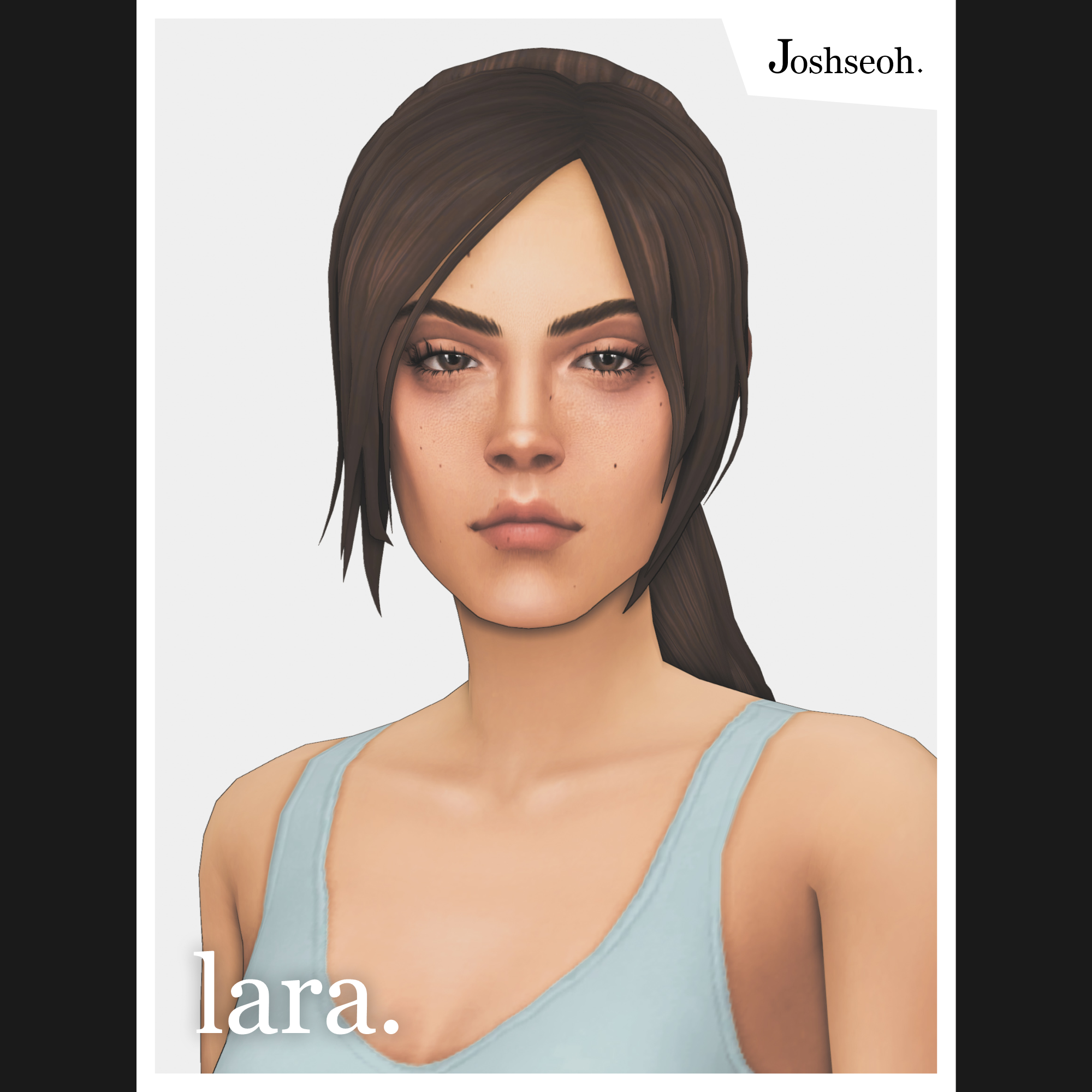 Lara Hair - Files - The Sims 4 Create a Sim - CurseForge