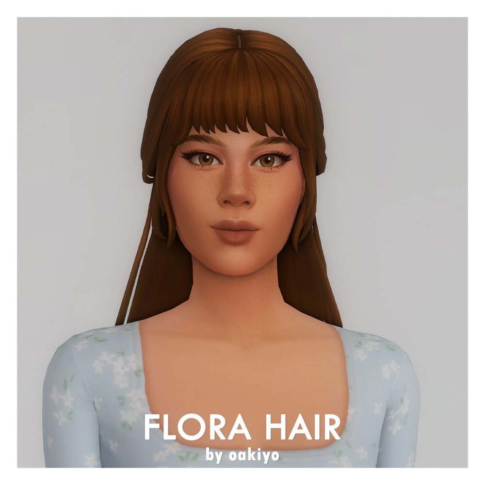 oakiyo - Flora Hair - The Sims 4 Create a Sim - CurseForge