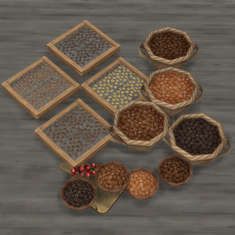 Dried Coffee Beans Ingredient - The Sims 4 Mods - CurseForge