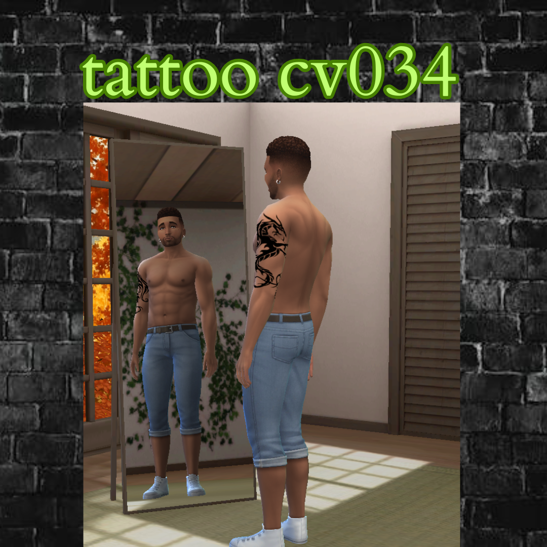 Tattoo cv034 - Create a Sim - The Sims 4