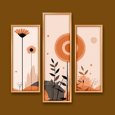 HQ Abstract Flower Triptych #1 Samtuse963 - The Sims 4 Build / Buy - CurseForge