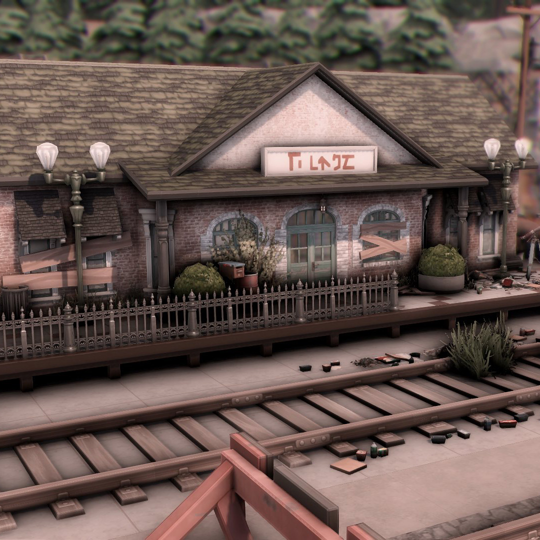 Converted Train Station 🚂 - The Sims 4 Rooms / Lots - CurseForge