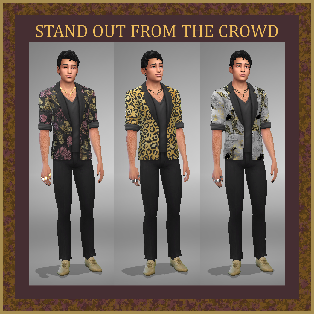 Install Stand Out from the Crowd - AM Suit Jacket and Shoes - The Sims ...