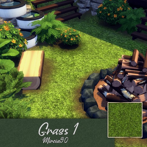 Grass #1 [terrain paint] - The Sims 4 Build / Buy - CurseForge