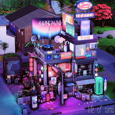 Cyberpunk House - The Sims 4 Rooms / Lots - CurseForge