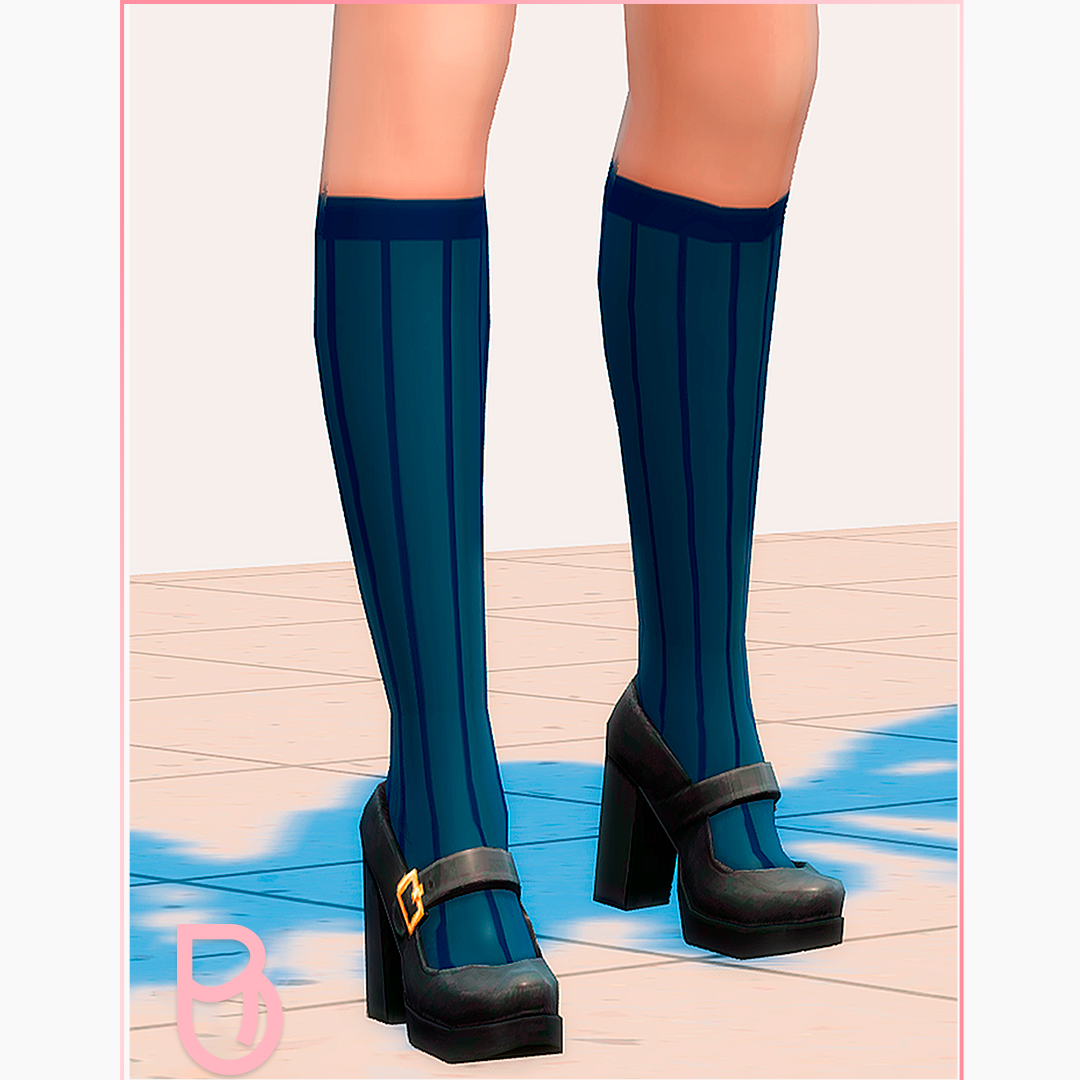 Woman Line Socks - Leeseo Version 1 - The Sims 4 Create a Sim - CurseForge