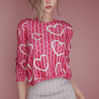 Hayden Knit Sweater - The Sims 4 Create a Sim - CurseForge