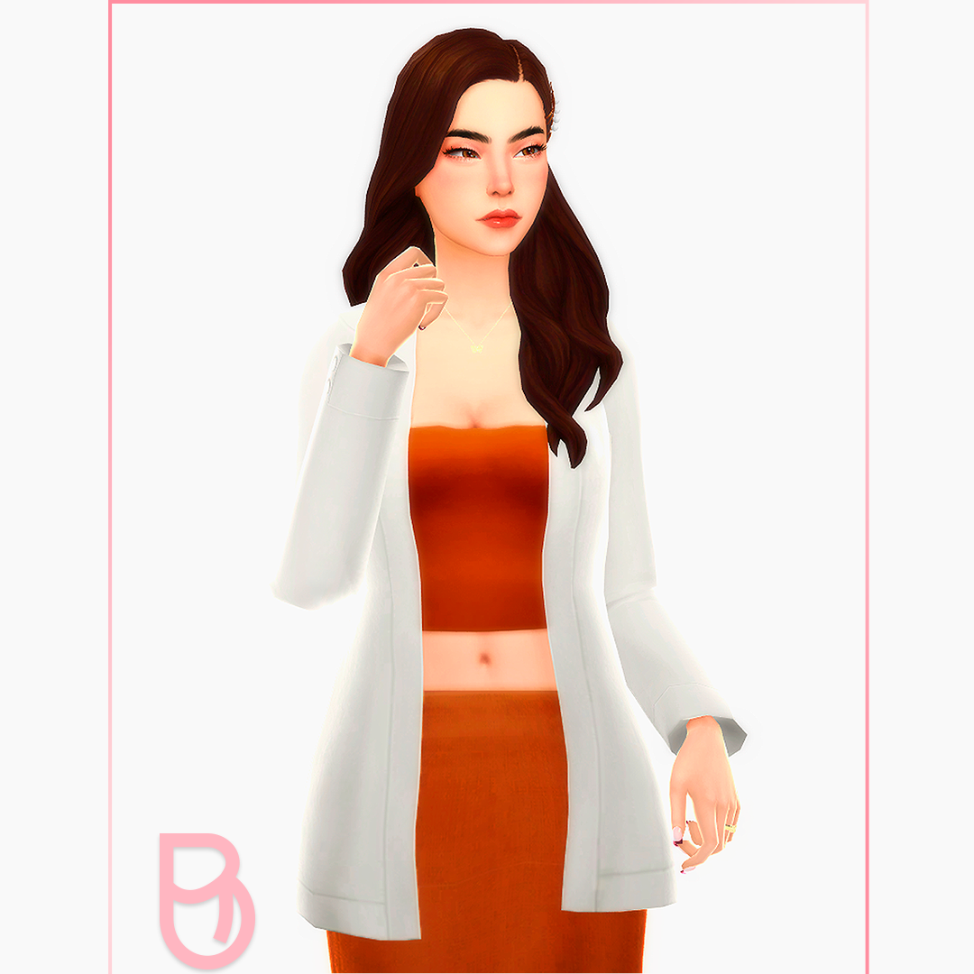 Woman Cardigan - Rue - Version 1 - Create a Sim - The Sims 4