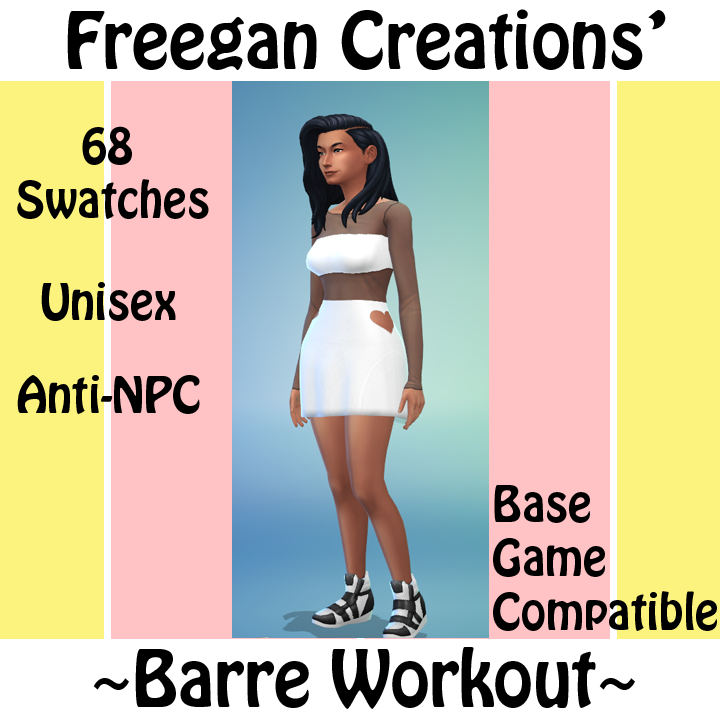 FC-BarreWorkout-Censorship Dress - The Sims 4 Create a Sim - CurseForge