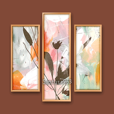 HQ Impressionist Flower Triptych #1 Samtuse963 - The Sims 4 Build / Buy - CurseForge