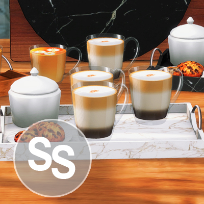 Functional Tray for Tea and Coffee Screenshots - Mods - The Sims 4