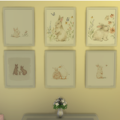 Bunny Nursery Art - The Sims 4 Build / Buy - CurseForge