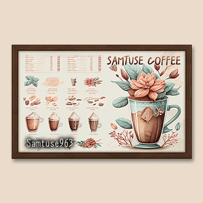 Elegant Cafe Shop Menu Board #3-Samtuse963 - The Sims 4 Build / Buy ...