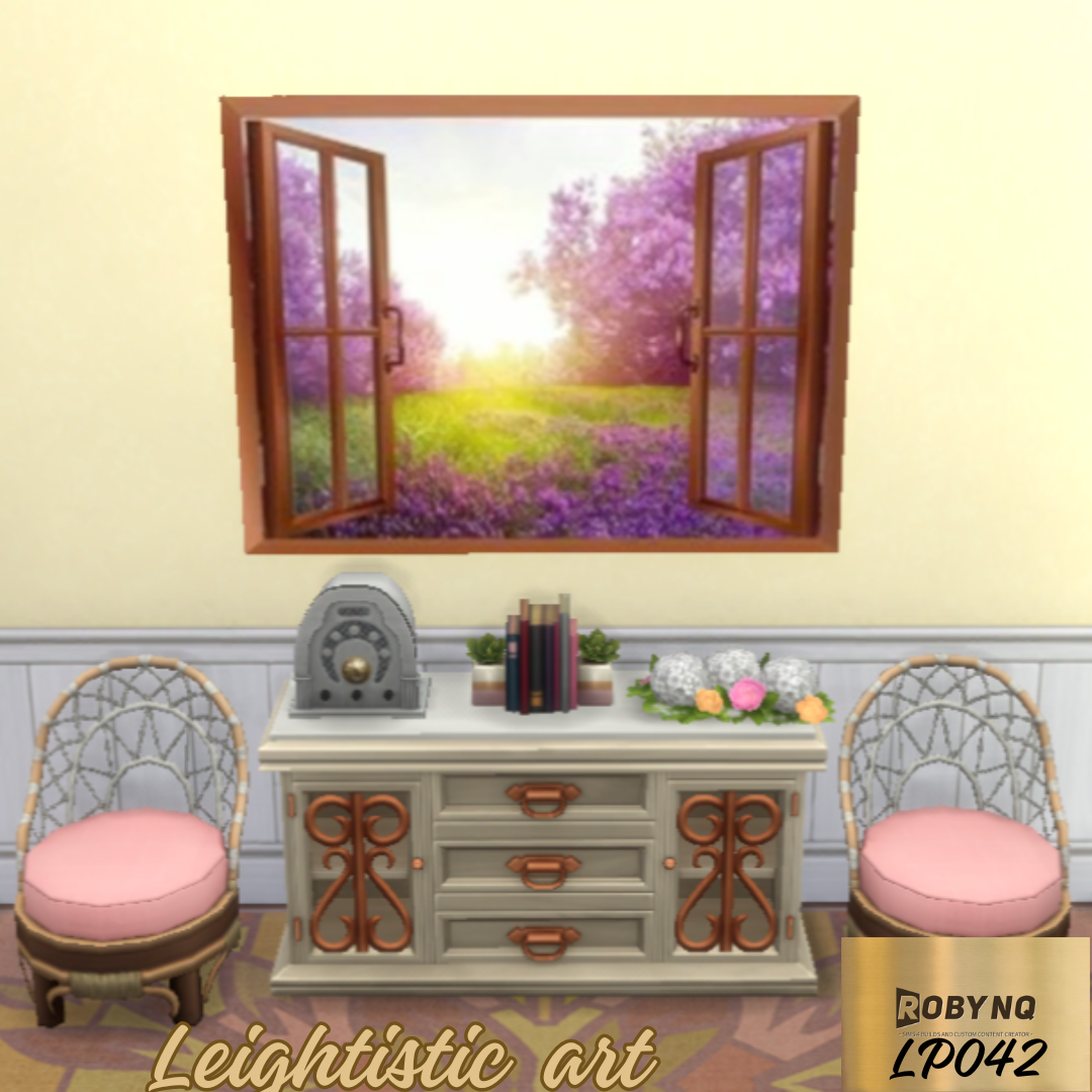 Leightistic art LP042 - Window wall decal - Basegame compatible - Build ...