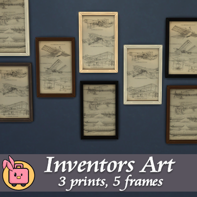 Install Inventors Aircraft Art - The Sims 4 Mods - CurseForge