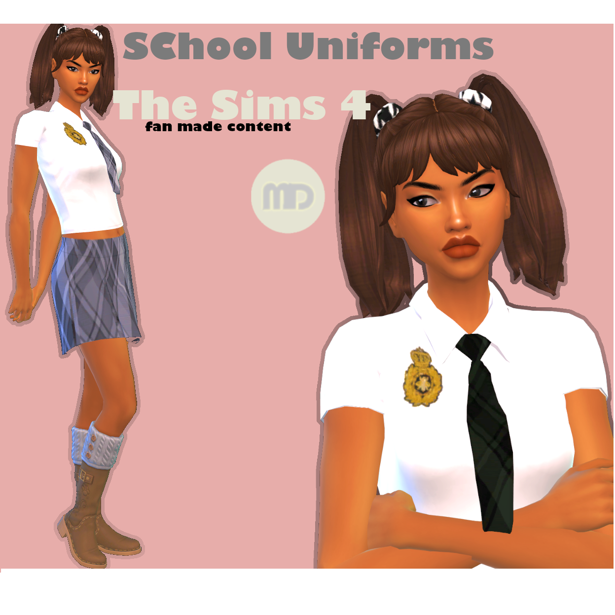 School Uniforms for Teens - Screenshots - The Sims 4 Create a Sim ...