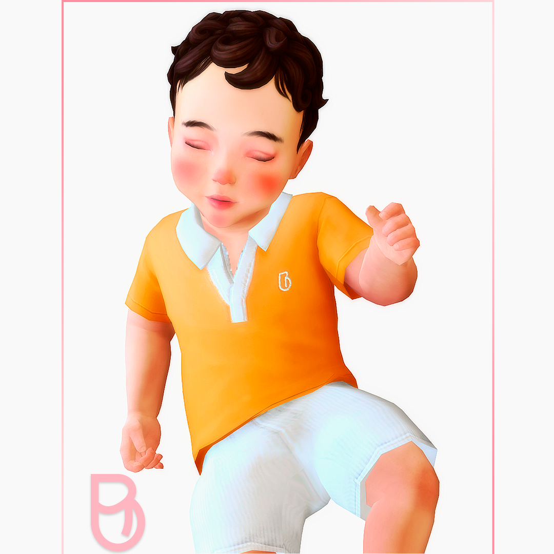 Infant Boy Shirt - Summer Family Outfit - Version 1 - Files - The Sims ...