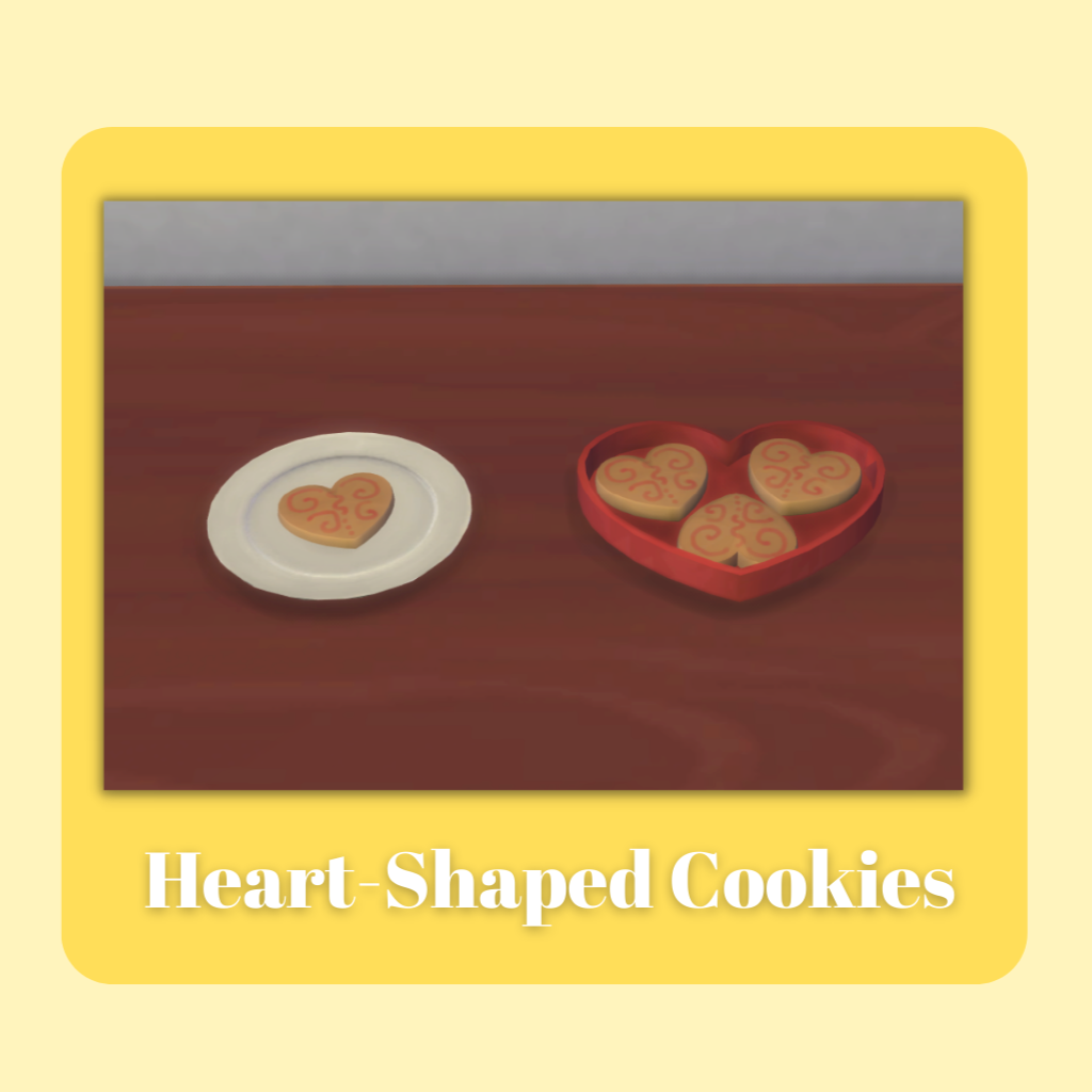 Heart-Shaped Cookies - The Sims 4 Mods - CurseForge