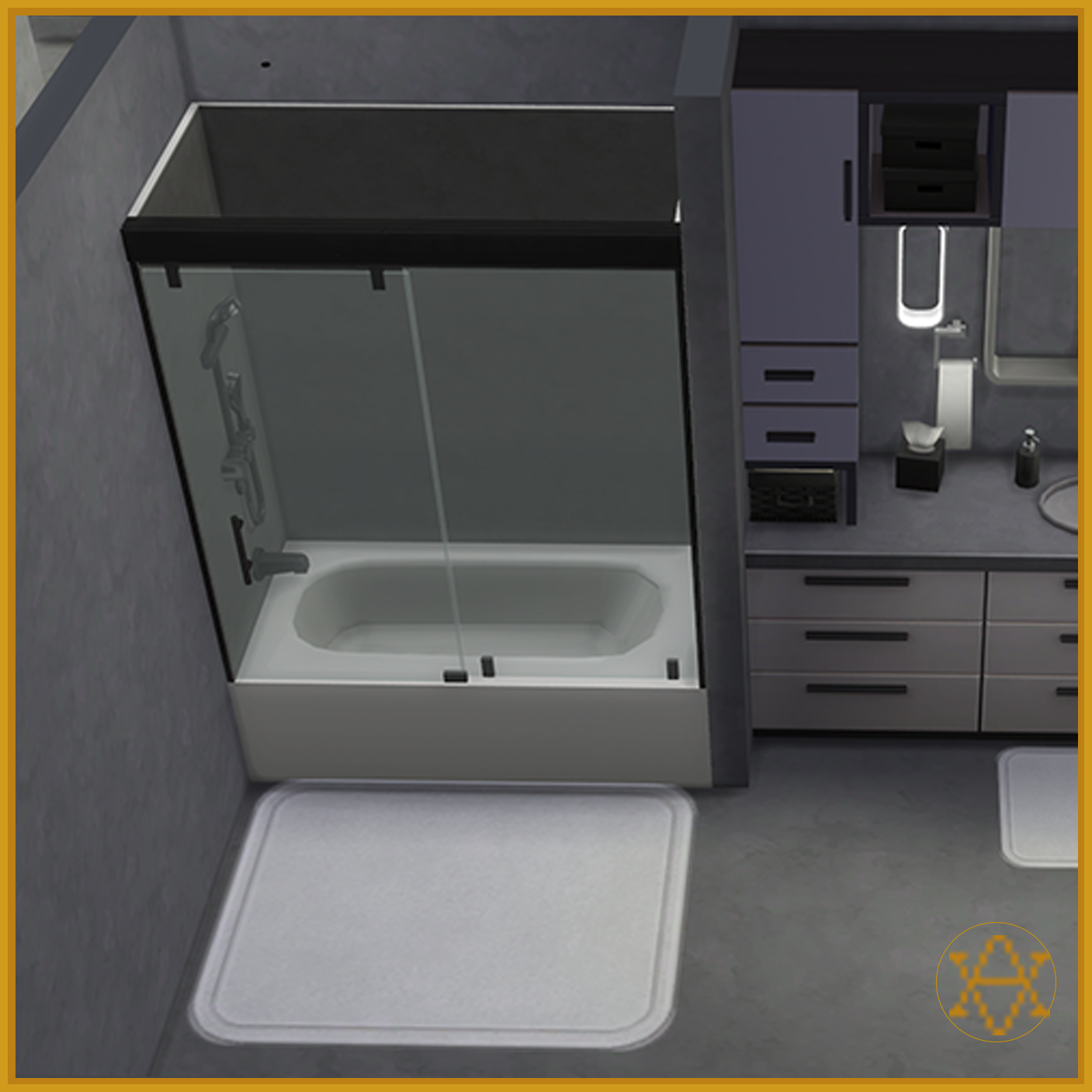 Shower Tub Combo - The Sims 4 Build / Buy - CurseForge