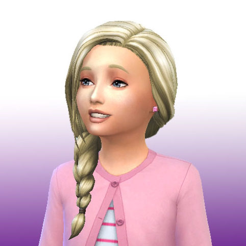 Braid Side for Girls - The Sims 4 Create a Sim - CurseForge