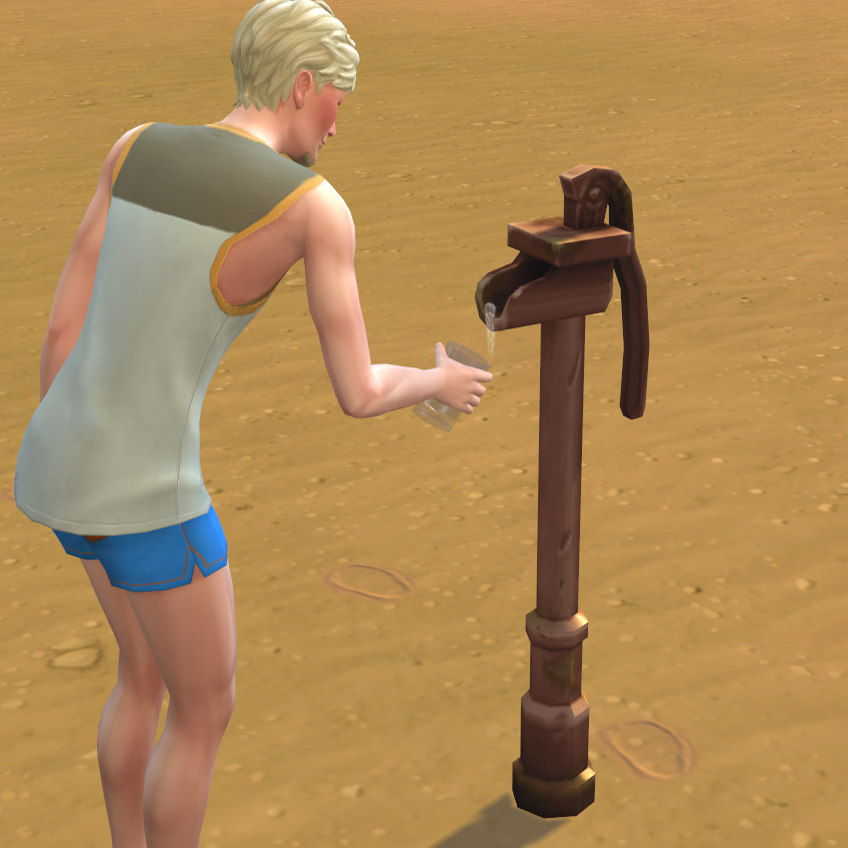 Install Functional Water Pump/Hand Well - The Sims 4 Mods - CurseForge