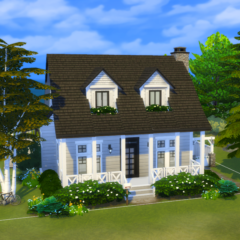 Little Dutch Colonial - Unfurnished - The Sims 4 Rooms / Lots - CurseForge