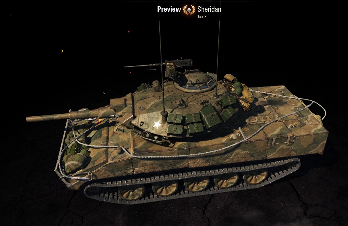 XM 551 Sheridan Remodel - World of Tanks Skins - CurseForge