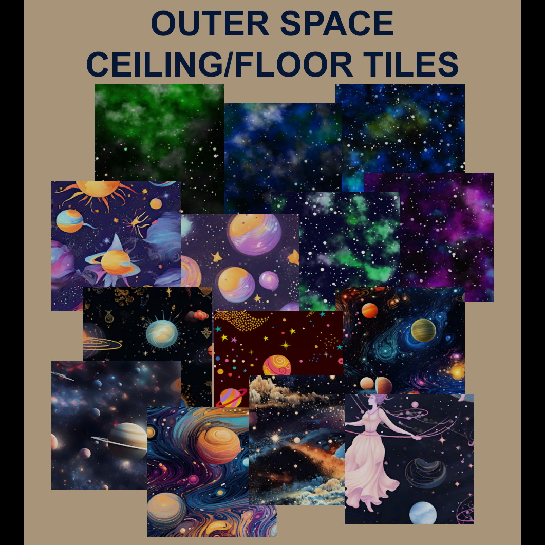 Outer Space Ceiling/Floor Tiles 4X4 - Files - The Sims 4 Build / Buy ...
