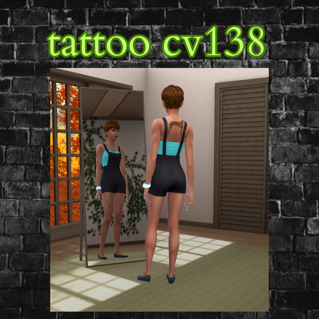 Tattoo cv138 - The Sims 4 Create a Sim - CurseForge