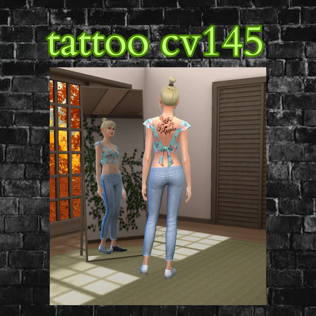 Tattoo cv145 Screenshots - Create a Sim - The Sims 4