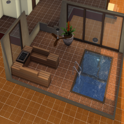 Indoor Pool with Sauna - The Sims 4 Rooms / Lots - CurseForge
