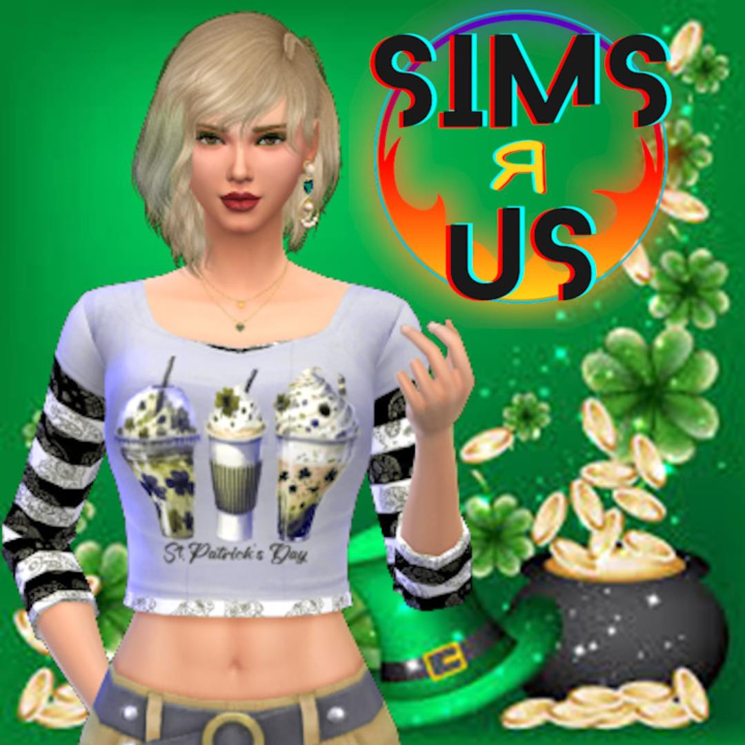 St. Pat's Layered Tee - Screenshots - The Sims 4 Create a Sim - CurseForge