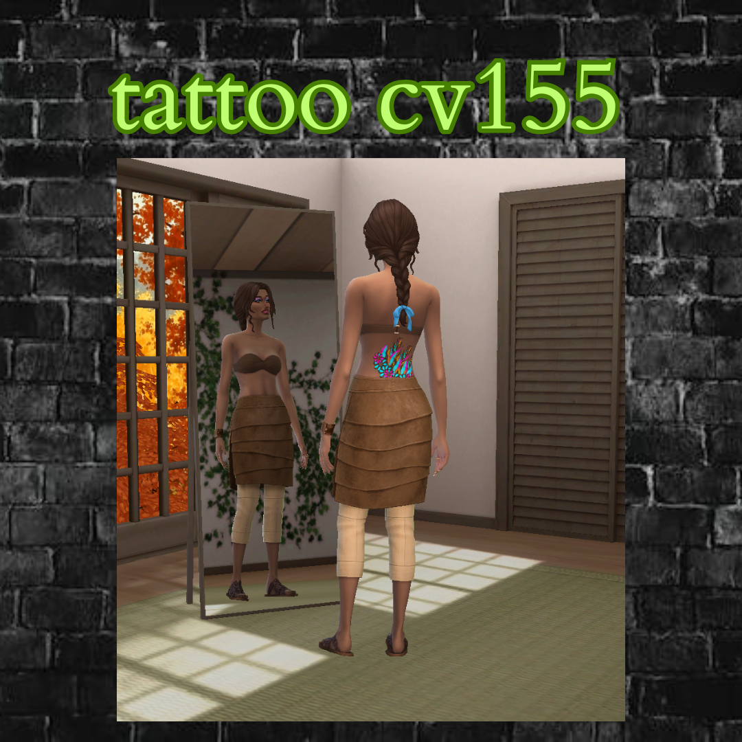 Tattoo cv155 - Create a Sim - The Sims 4