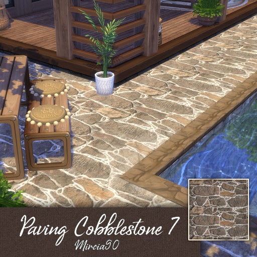 Paving Cobblestone #7 [terrain paint] - Dependencies - The Sims 4 Build ...