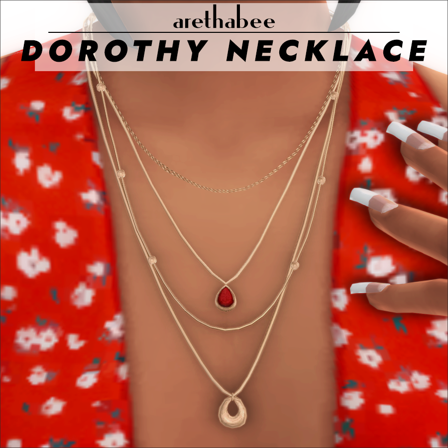 Dorothy Necklace - The Sims 4 Create a Sim - CurseForge
