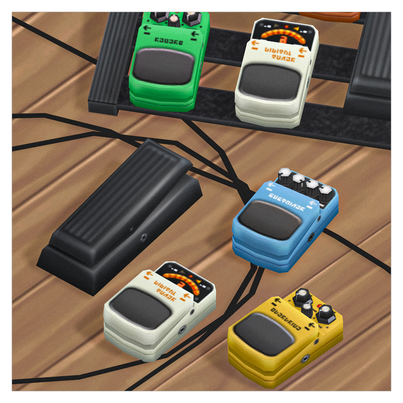 Download Guitar Pedals Set - The Sims 4 Mods - CurseForge