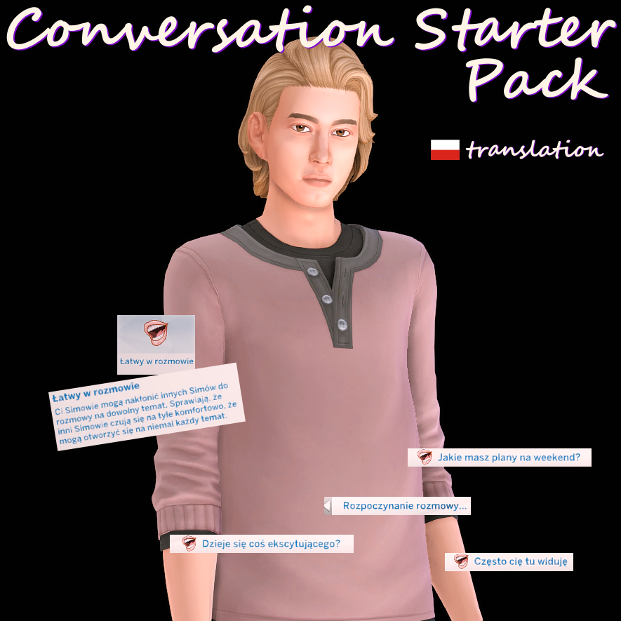 Converstation Starters by Wicked Pixxel - Polish Translation Only - The ...