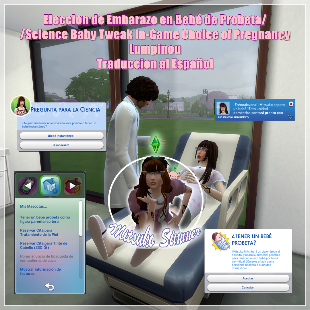 Eleccion de Embarazo en Bebé de Probeta/ /Science Baby Tweak In-Game Choice of Pregnancy x ...