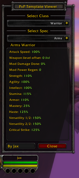 PvP Template Viewer - World of Warcraft Addons - CurseForge