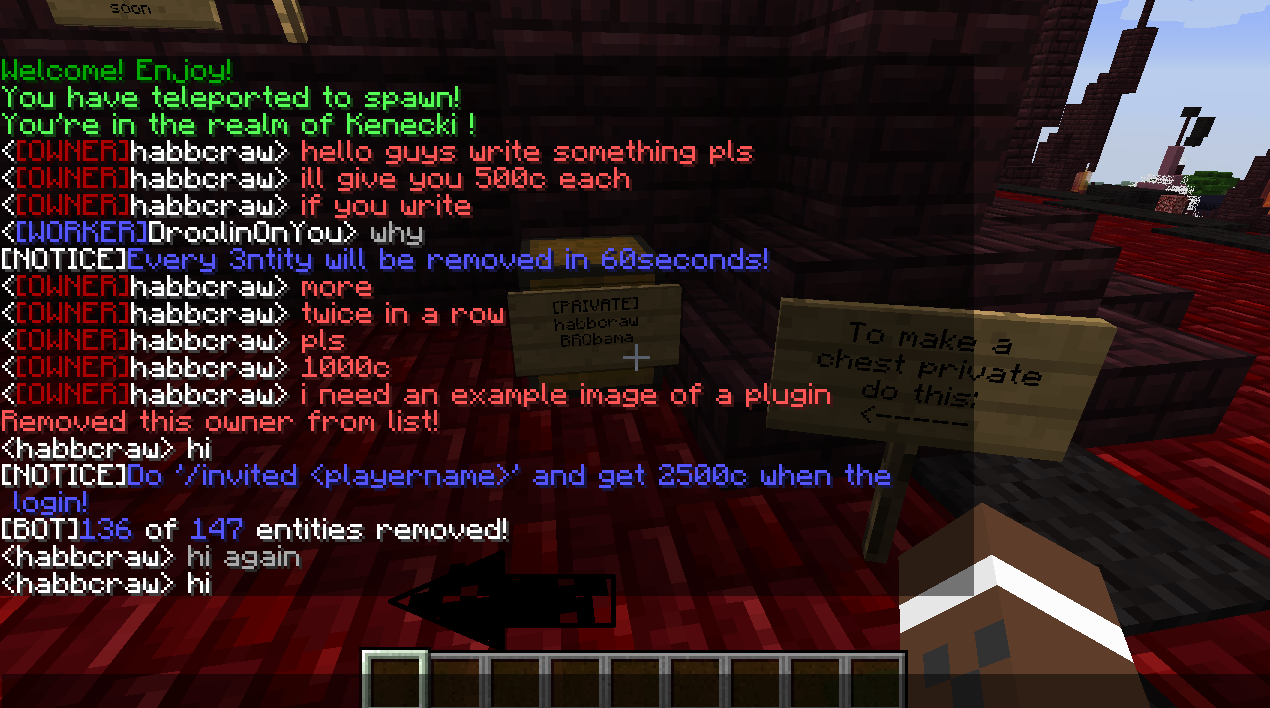 EyeChat - Minecraft Bukkit Plugins - CurseForge